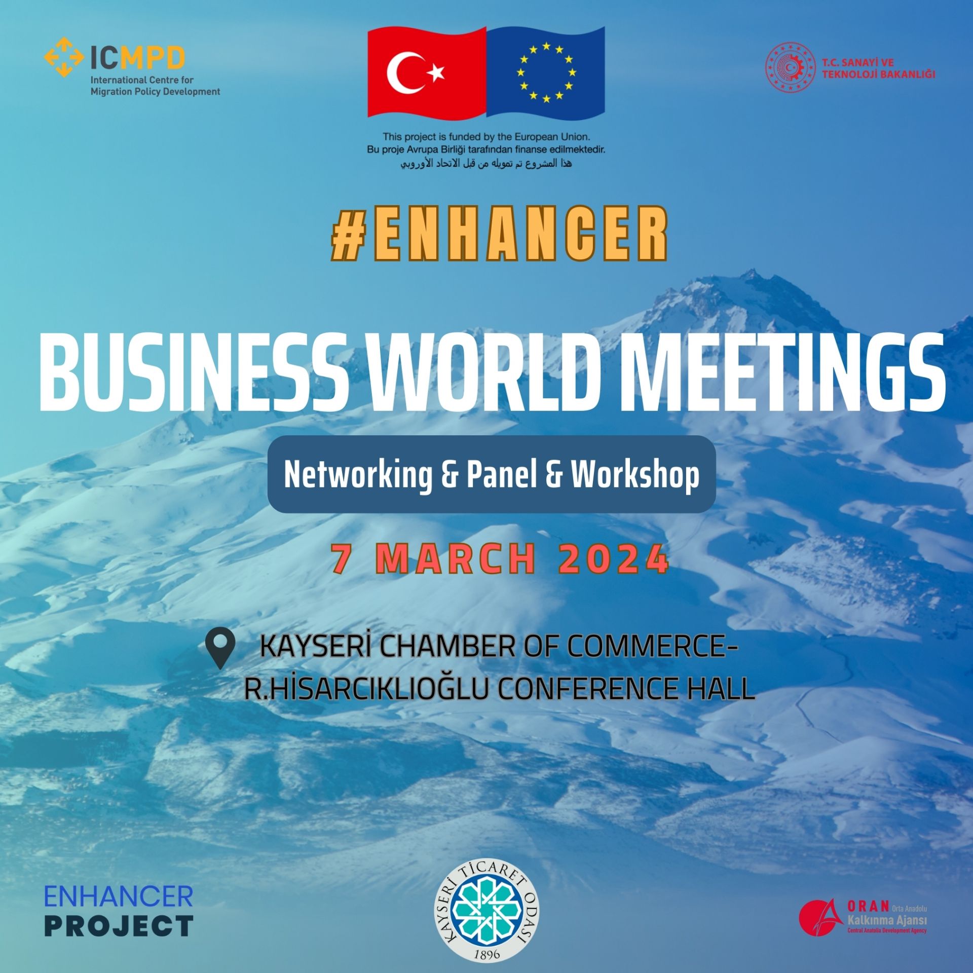 ENHANCER Project: ENHANCER Entrepreneurs Met with the Business World in Kayseri - ICMPD