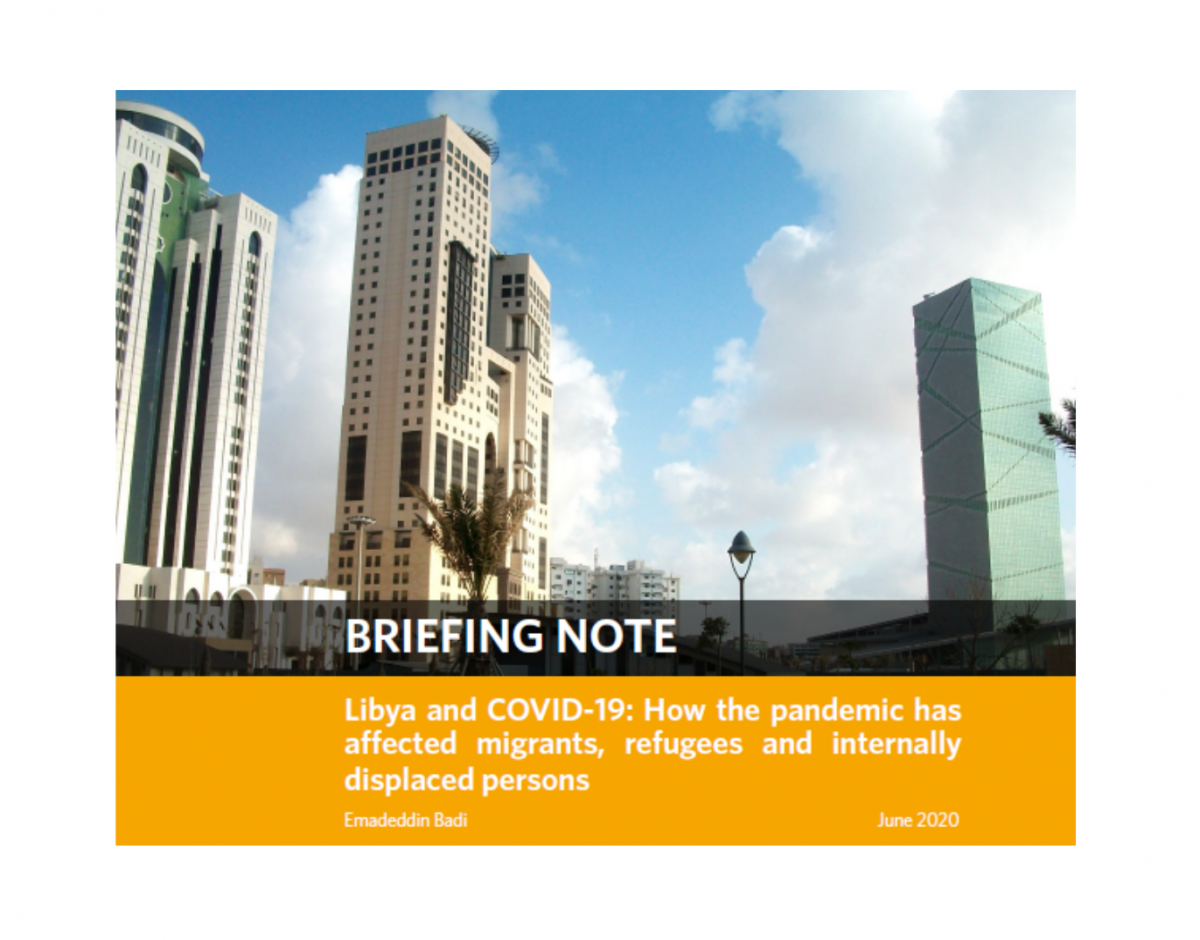 COVID-19 and its impact on vulnerable populations in Libya, new ...